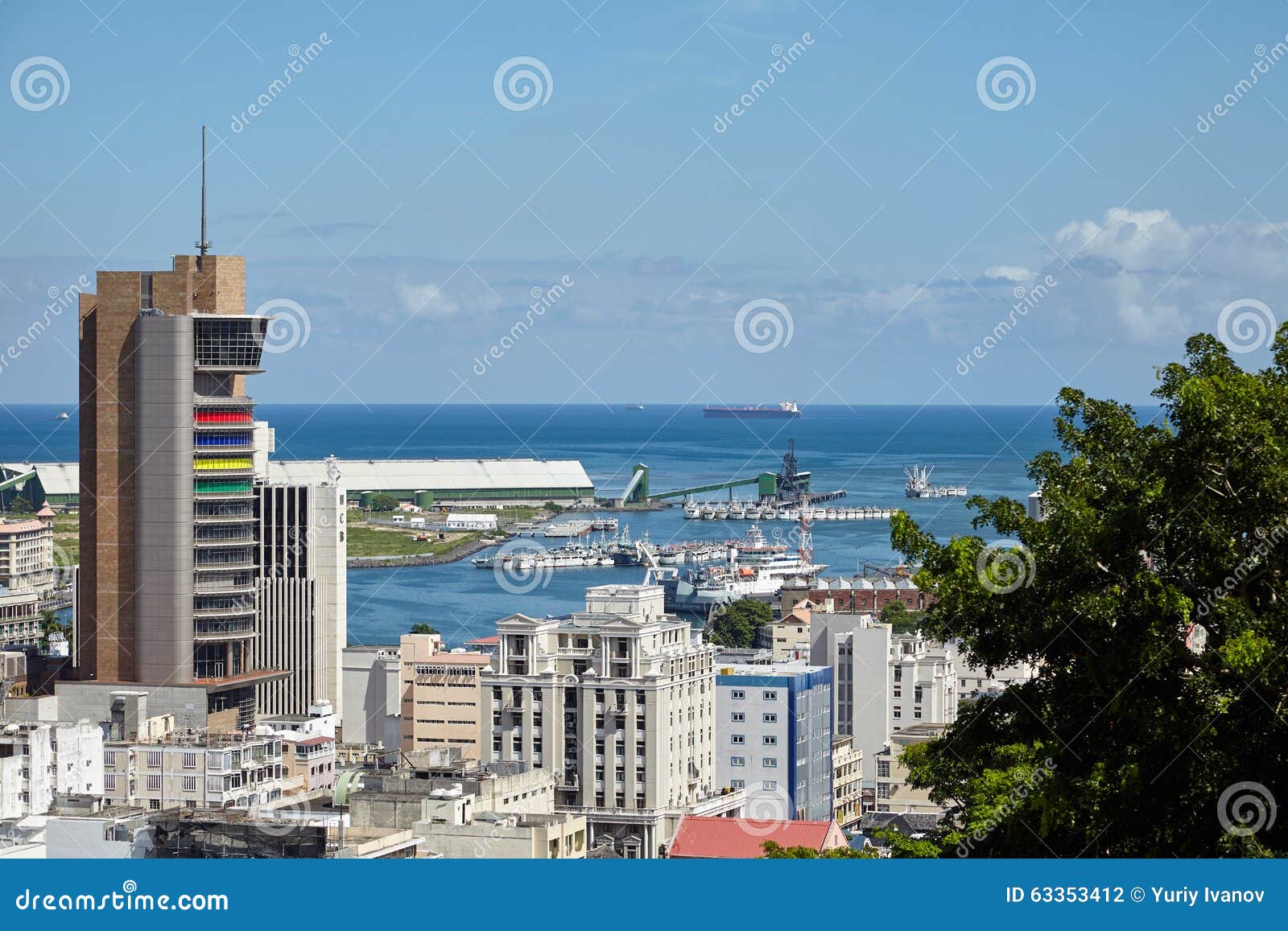 Port Louis, Mauritius stock photo. Image of fort, indian - 63353412