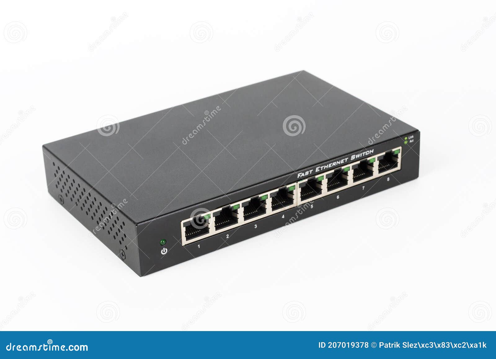 8-port 10 or 100 Mbps Fast Ethernet Switch. Components To Create a ...