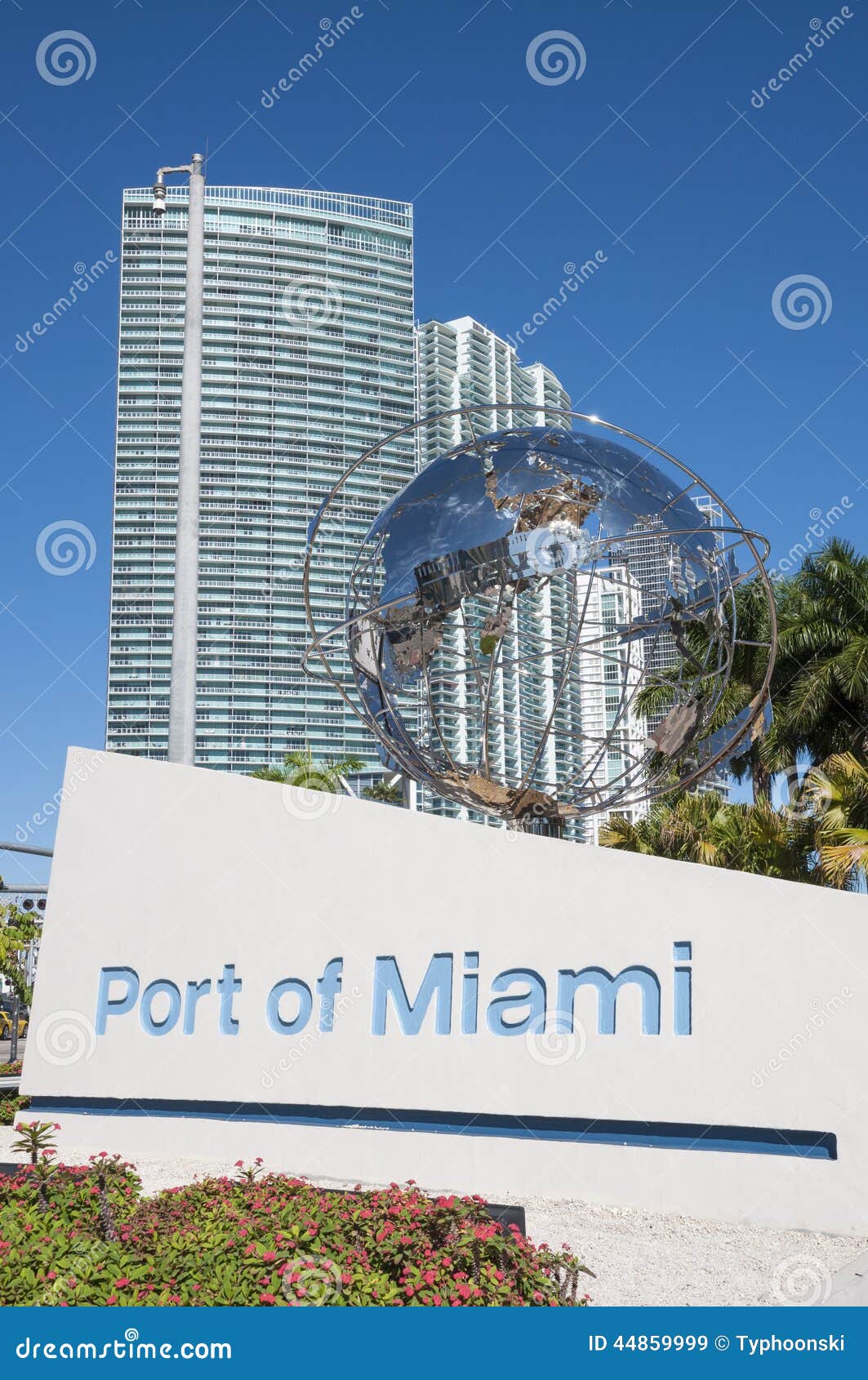 Port of Miami stock image. Image of florida, architecture - 44859999