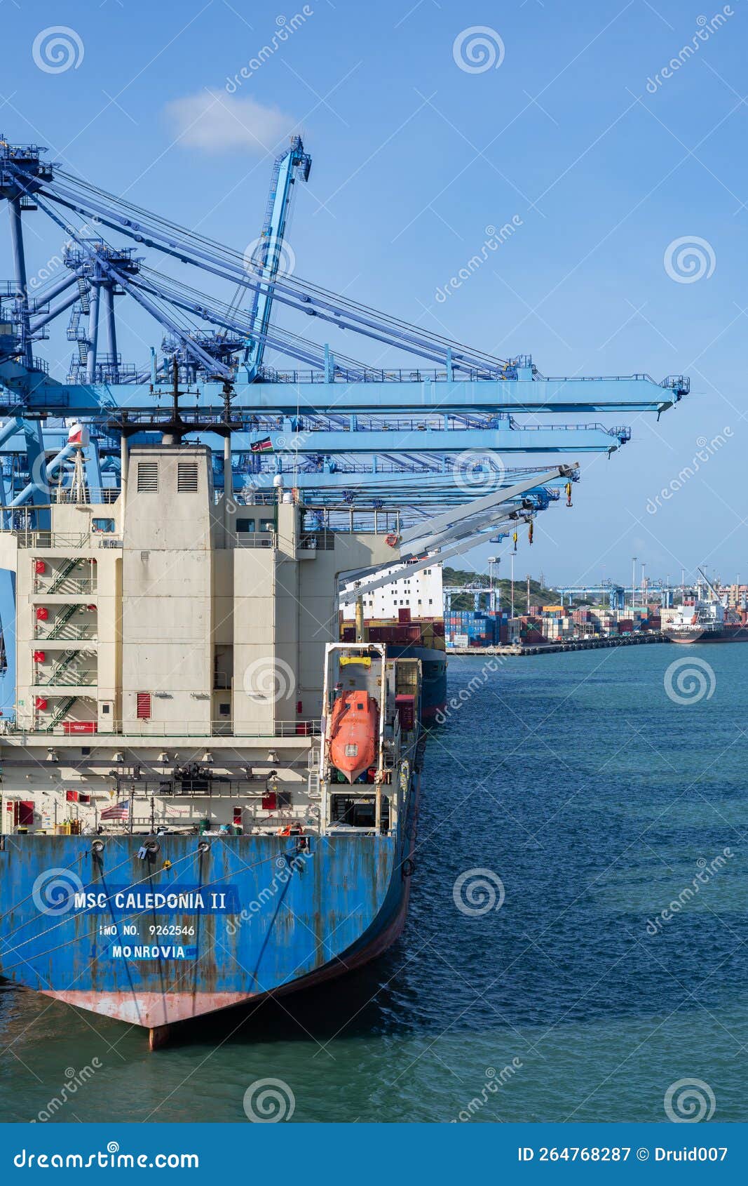 Port Mombasa editorial photography. Image of industrial - 264768287