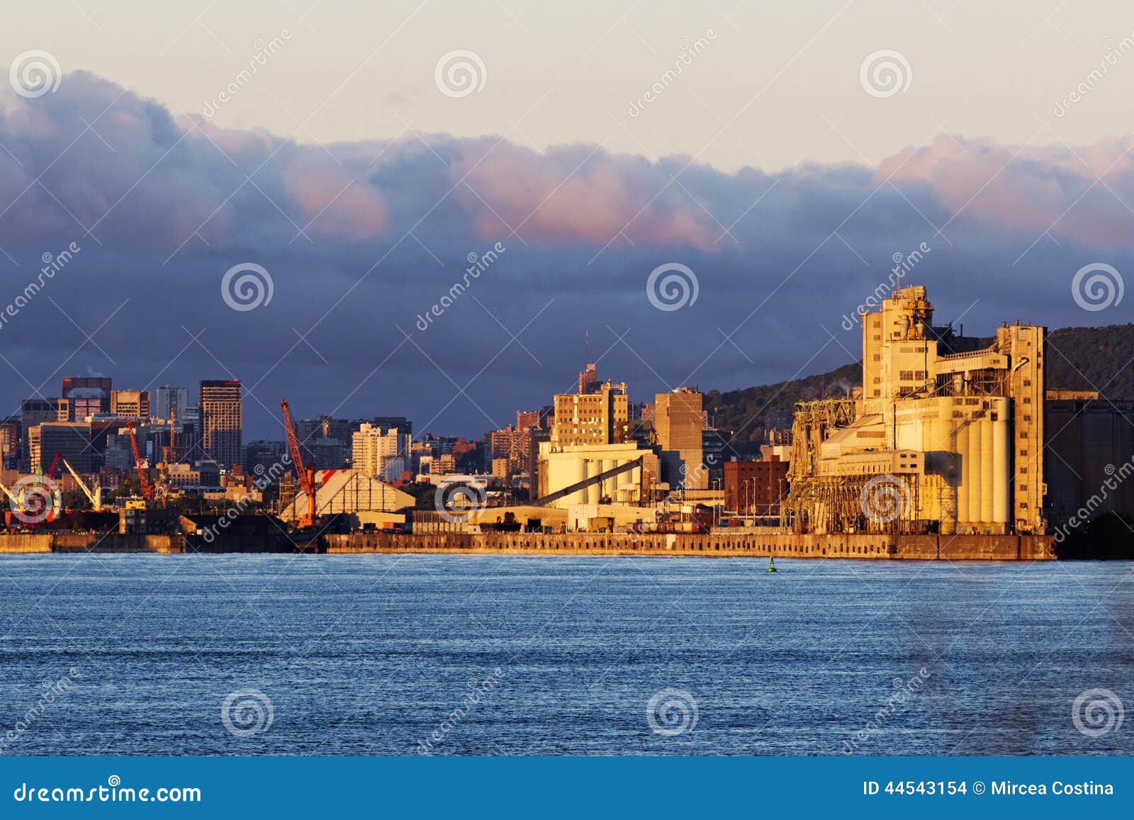 Port of Montreal sunshine stock photo. Image of montr - 44543154