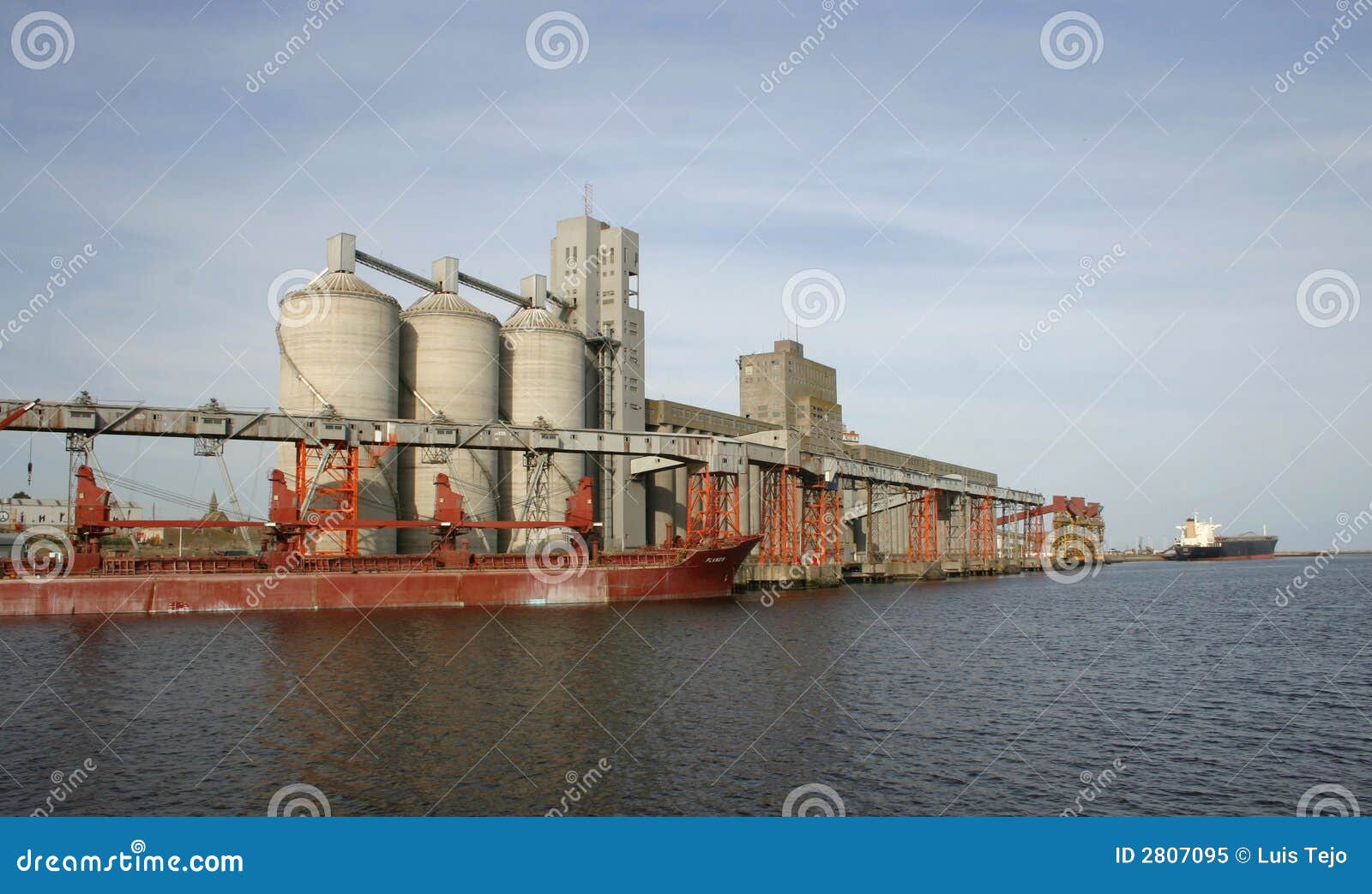 The Port of Necochea, Argentina Stock Image - Image of transportation ...