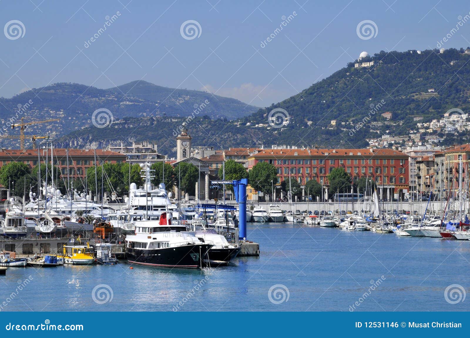 Port of Nice in France stock photo. Image of port, tourism - 12531146
