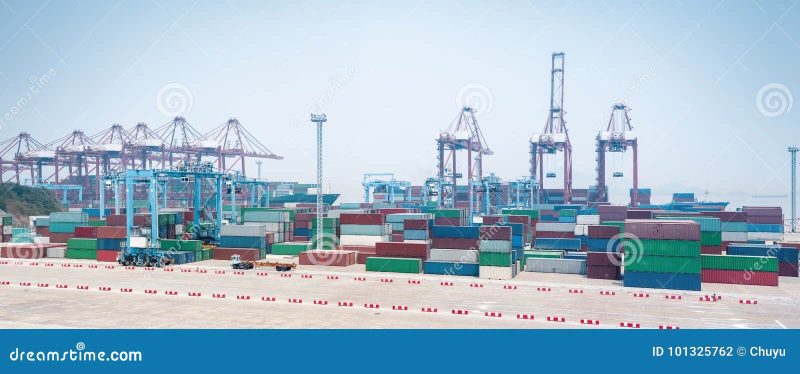 Port of ningbo zhoushan stock photo. Image of freight - 101325762