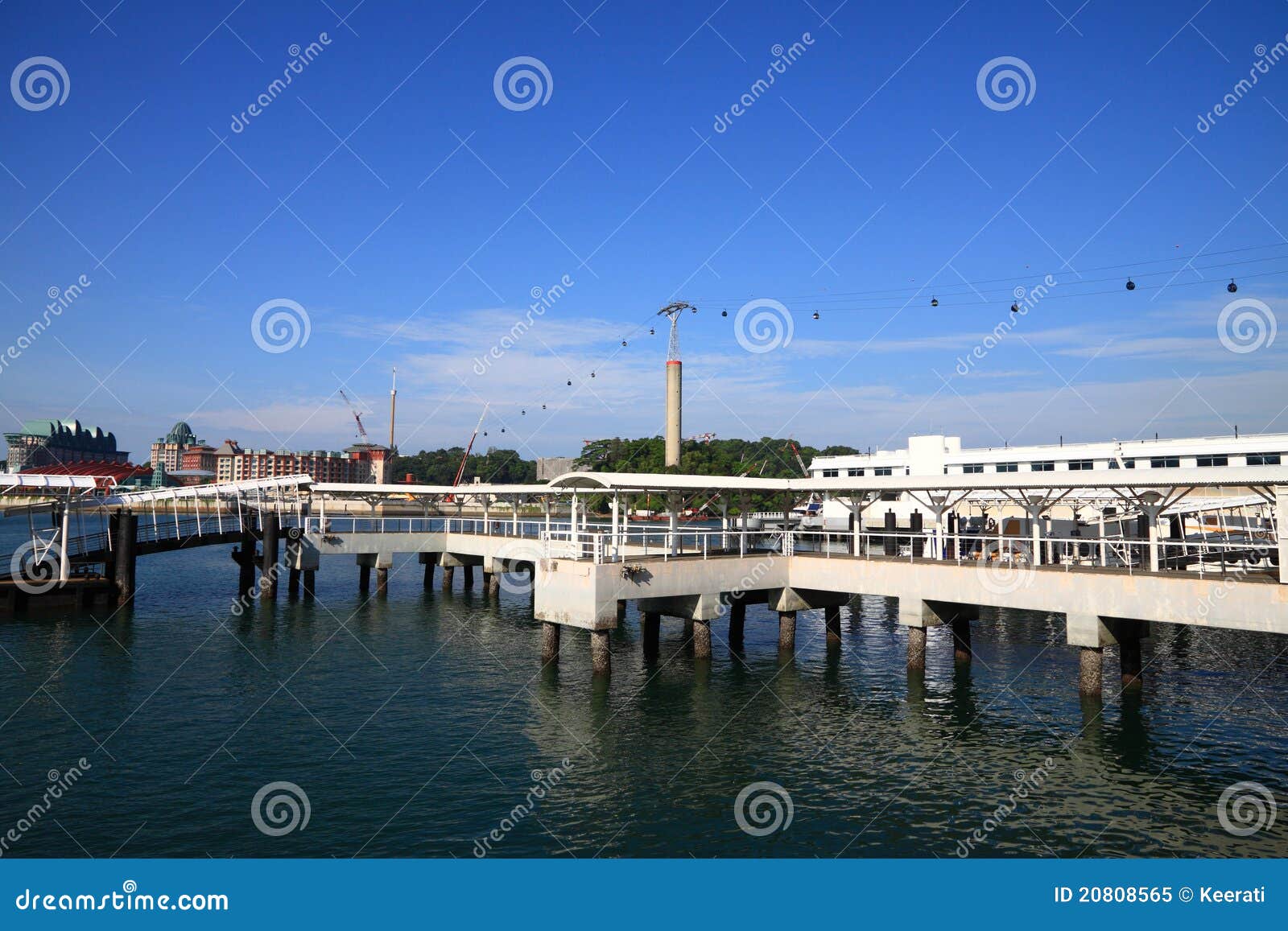 Port path walk stock image. Image of pier, marina, port - 20808565
