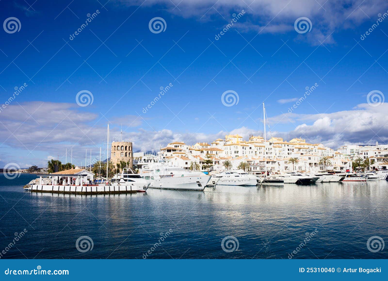 Port in Puerto Banus stock photo. Image of boat, andalusia - 25310040