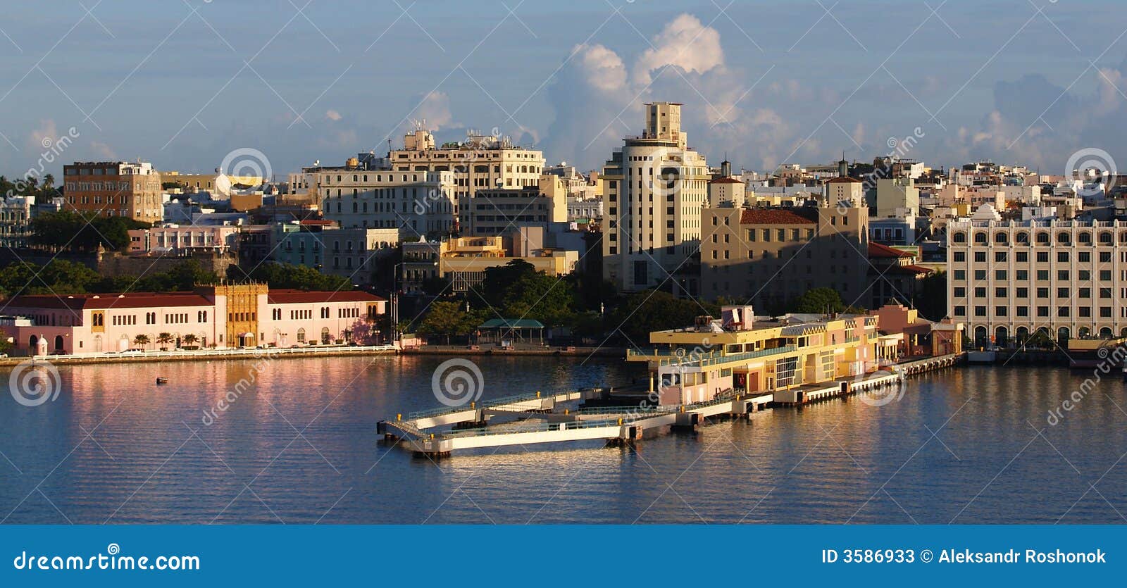 Port of Puerto Rico stock image. Image of ship, cruise - 3586933