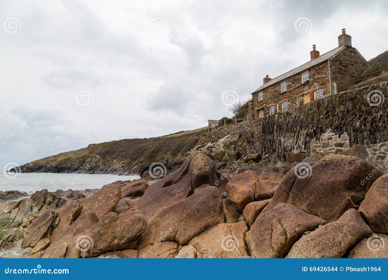 Port quin stock photo. Image of ocean, cornwall, coastline - 69426544