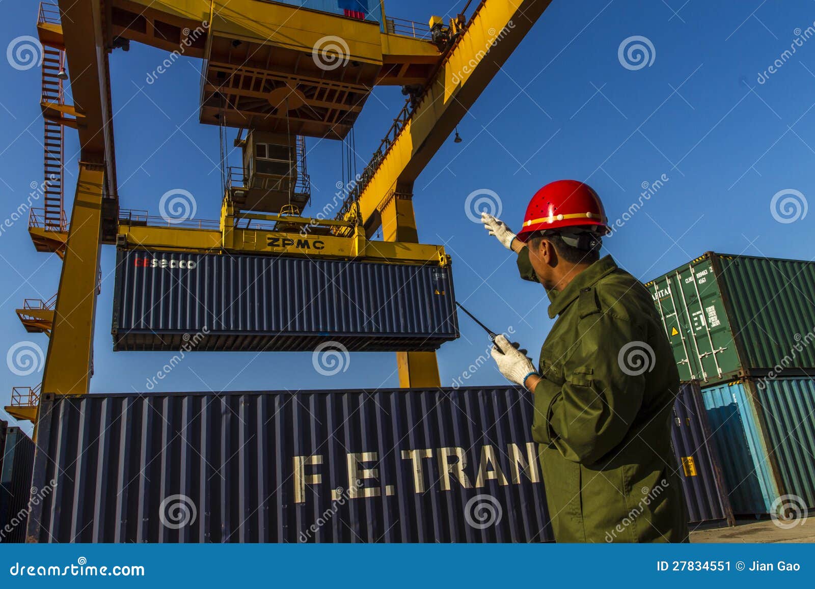Port Railway Handling Containerized Cargo Site Editorial Photo - Image ...