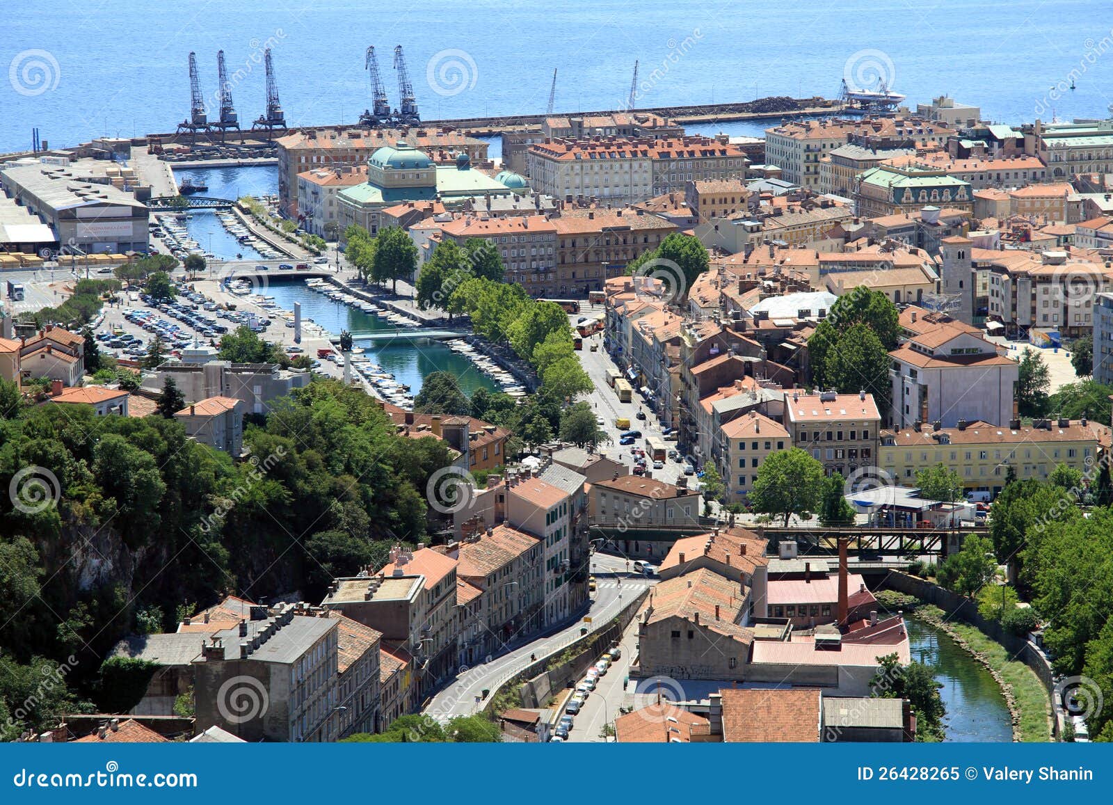 Port Rijeka stock image. Image of development, architecture - 26428265