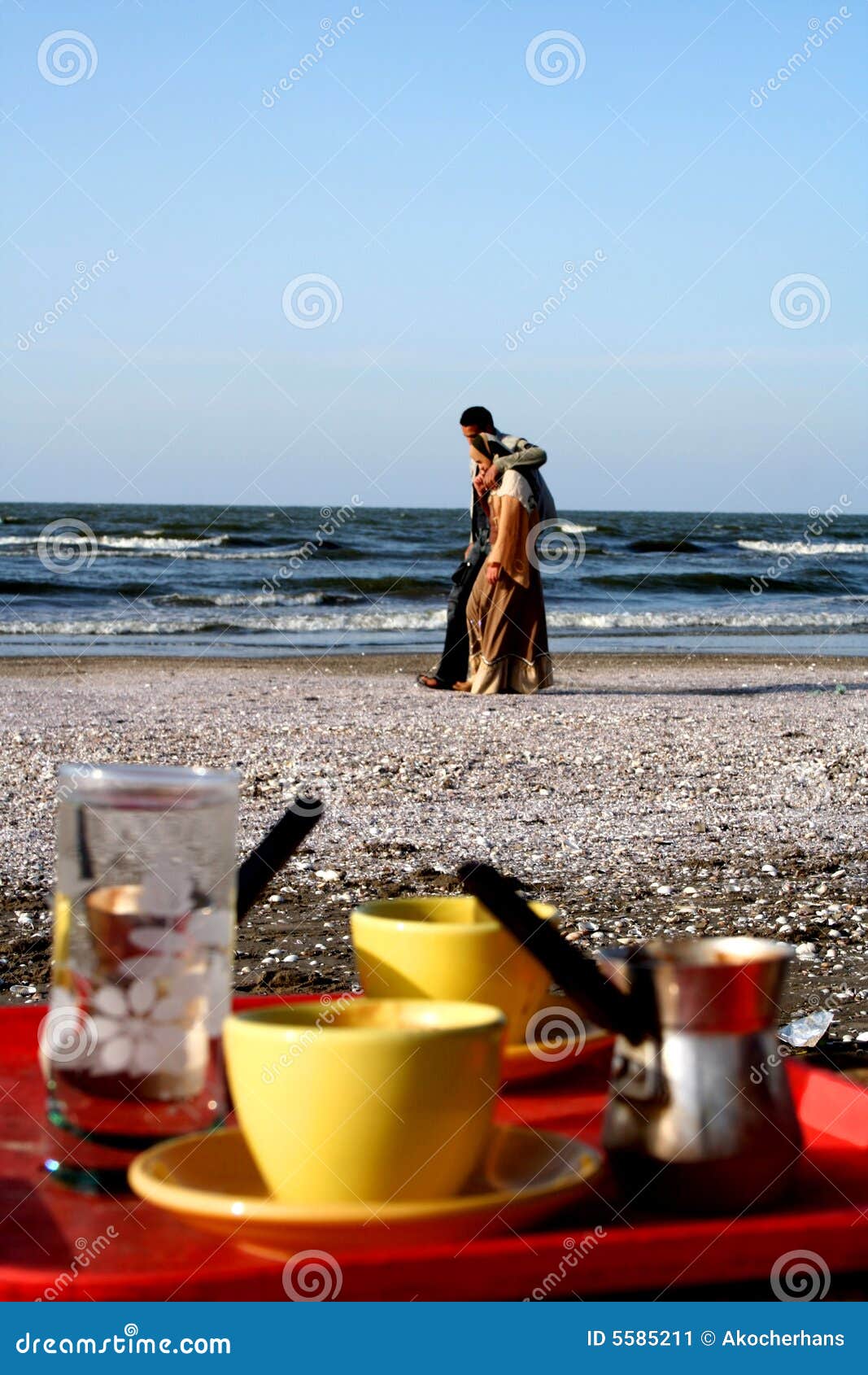 Port Said beach editorial photo. Image of coffee, couple - 5585211