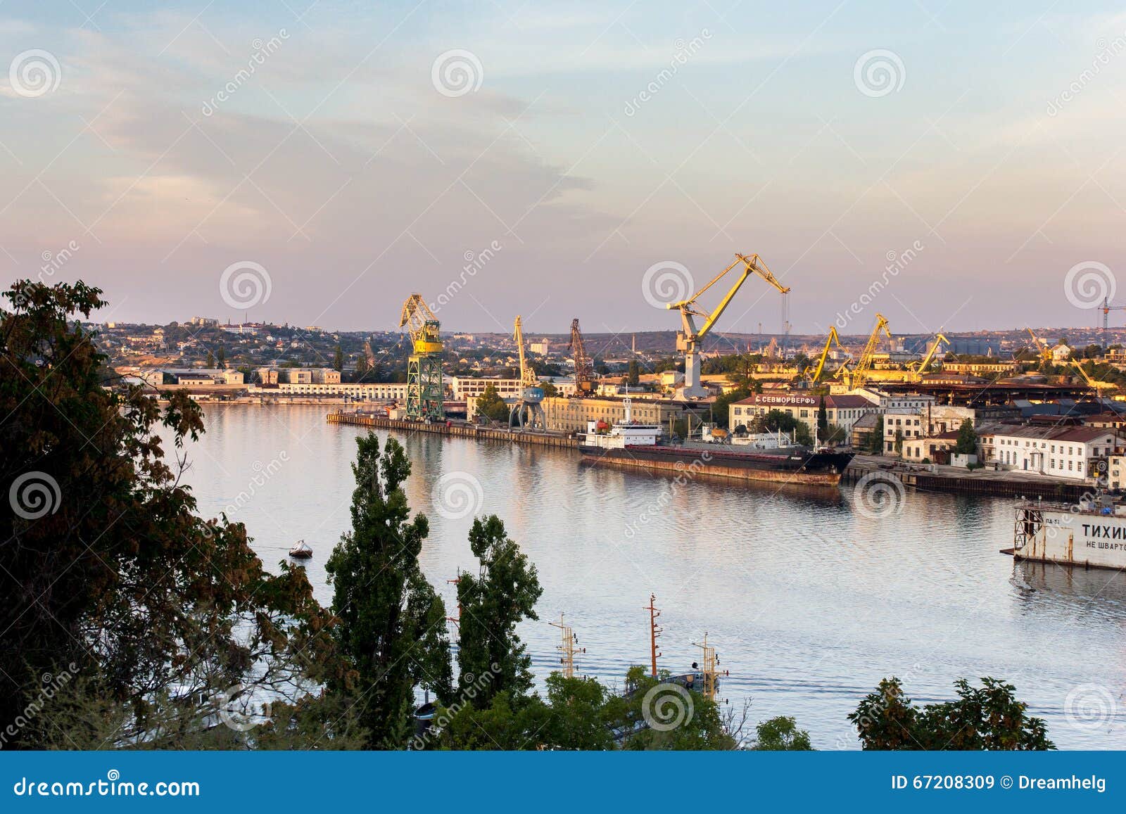 Port of Sevastopol stock image. Image of dockyard, cargo - 67208309