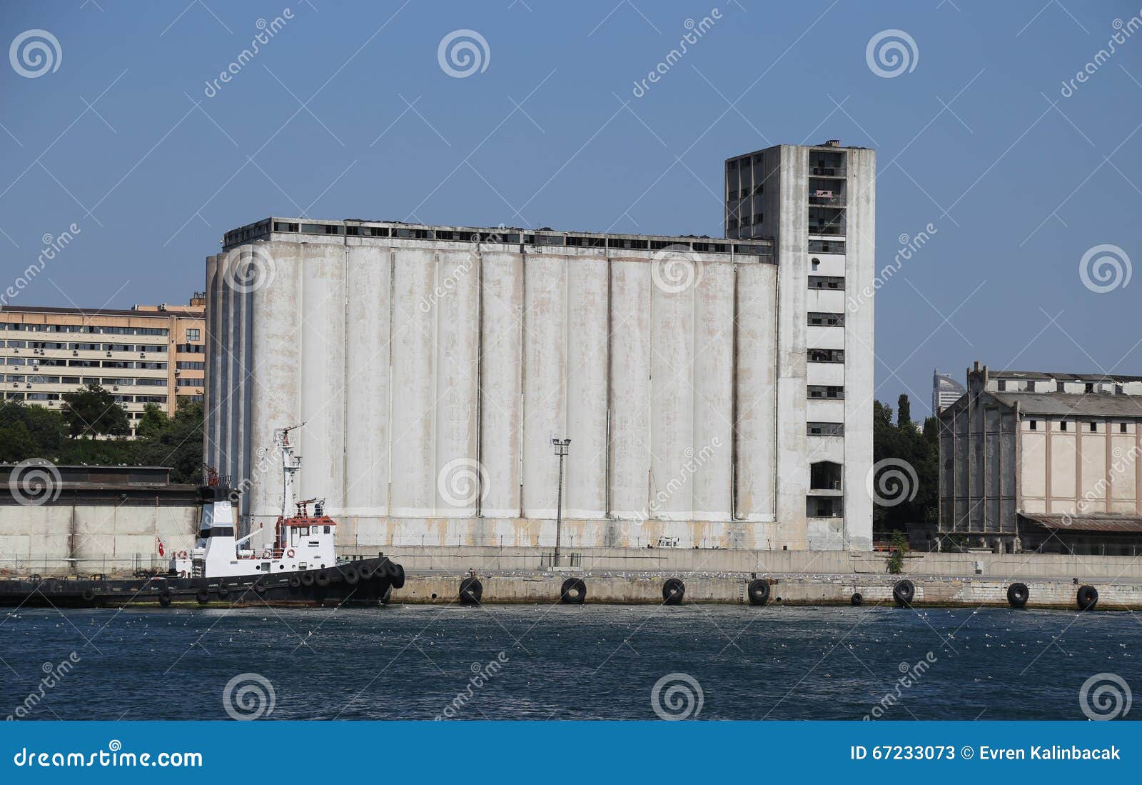 Port Silo stock image. Image of export, marine, industrial - 67233073