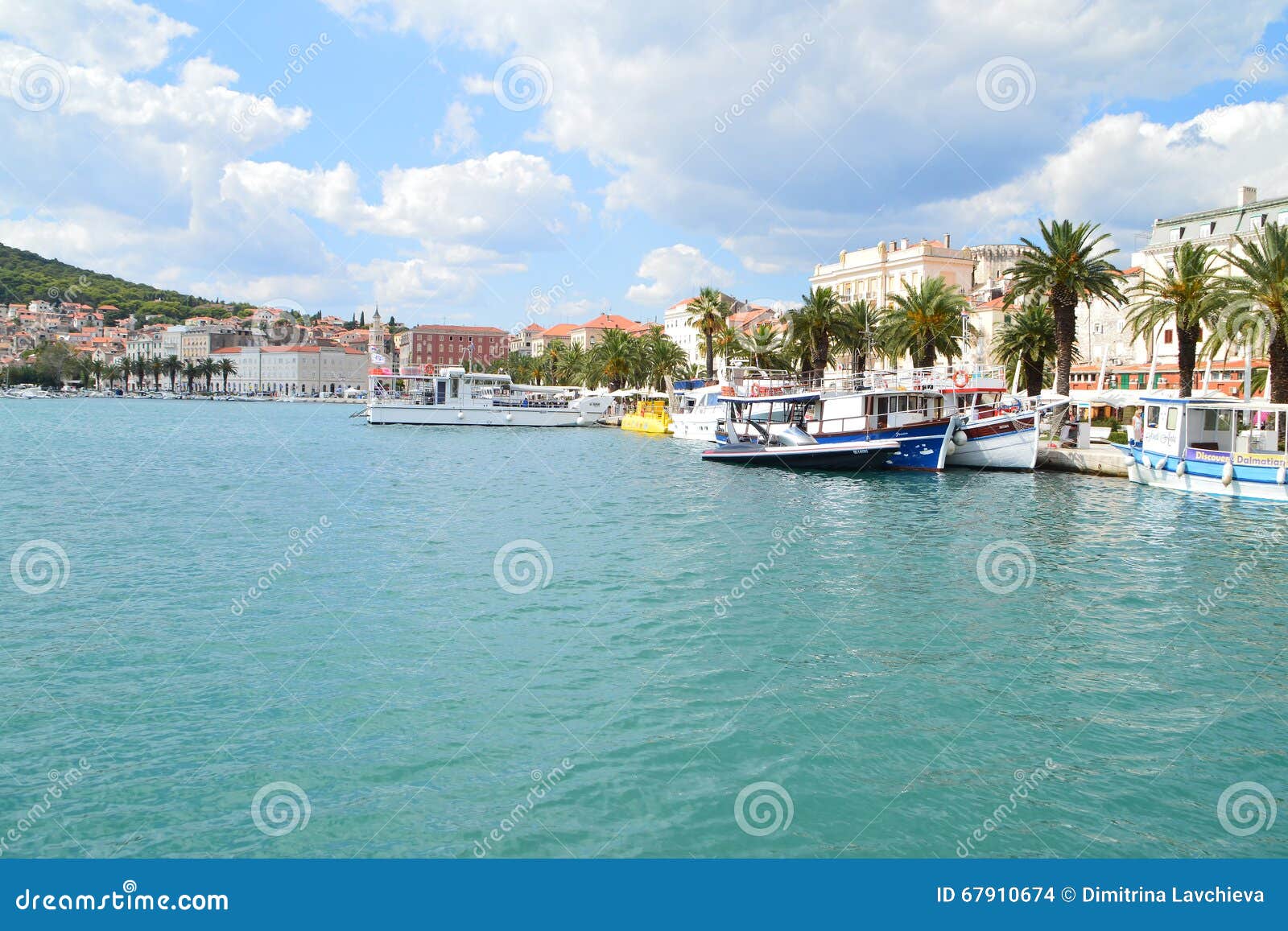 The port of Split editorial stock image. Image of split - 67910674