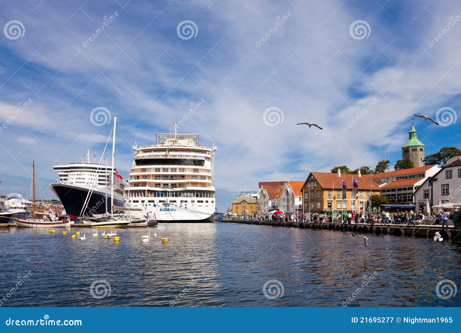 Port Of Stavanger, Norway. Editorial Photography - Image: 21695277