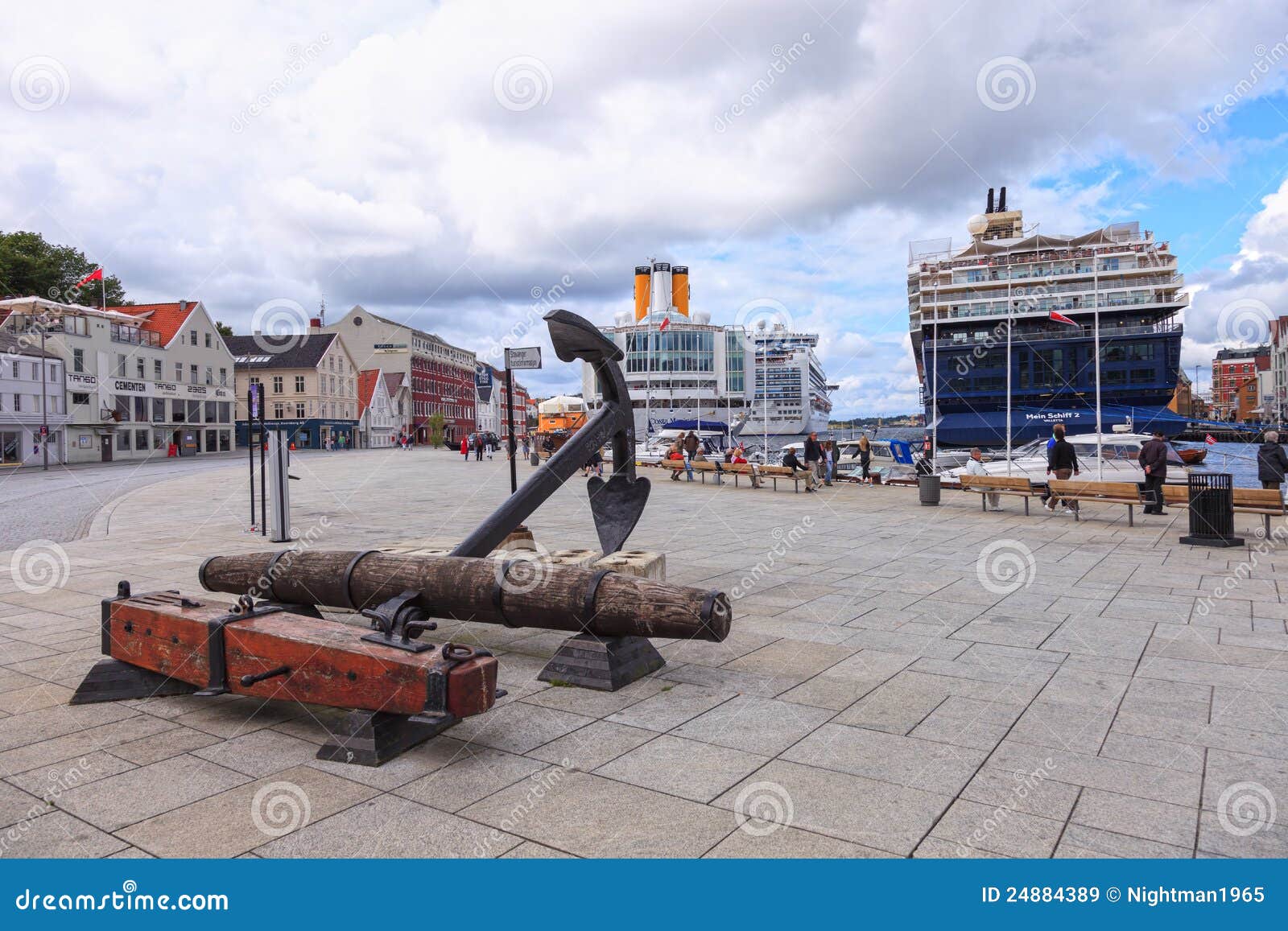 Port of Stavanger, Norway. editorial stock image. Image of huge - 24884389