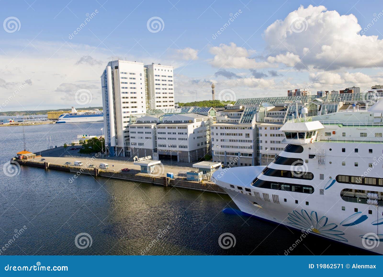 Port of Stockholm editorial photo. Image of europe, building - 19862571
