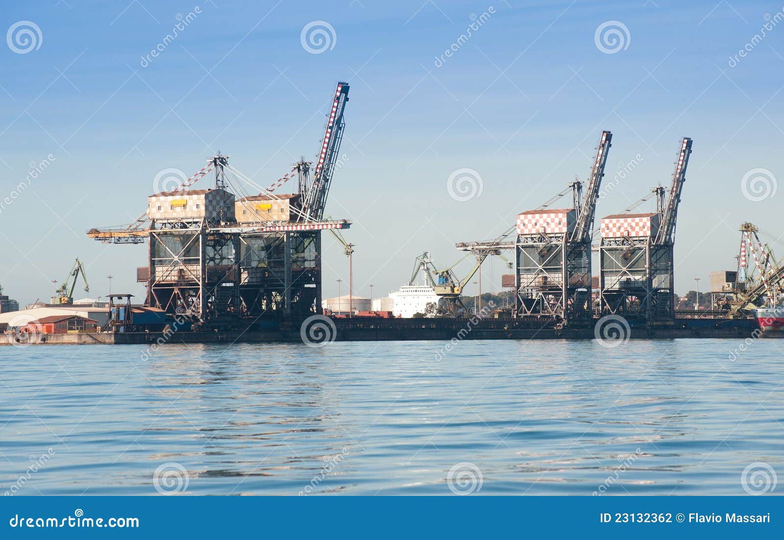 Port structures stock photo. Image of quay, storage, international ...
