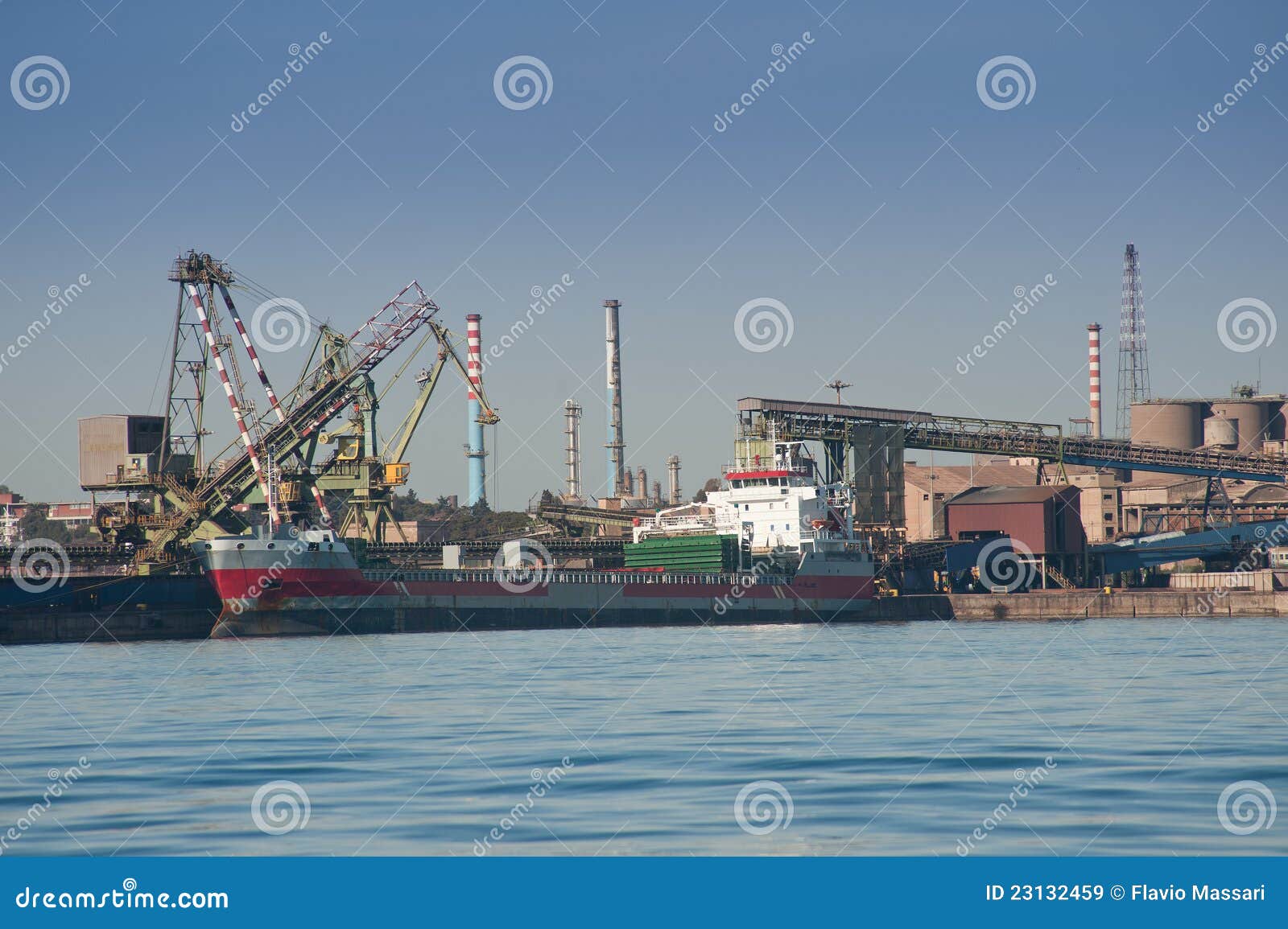 Port structures stock image. Image of industry, delivery - 23132459