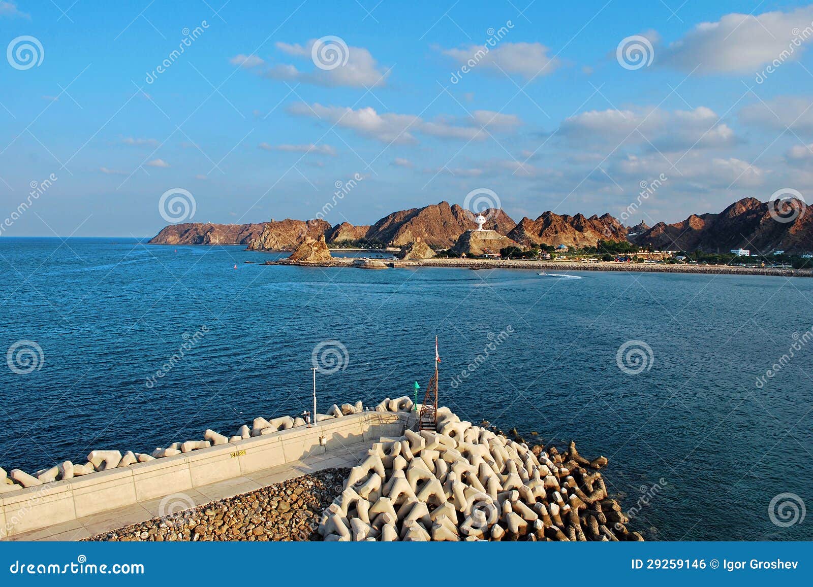 Port Sultan Qaboos stock photo. Image of emirates, port - 29259146