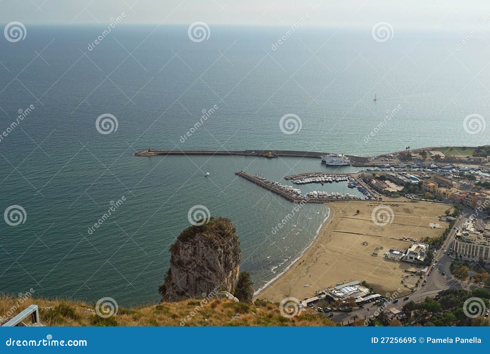 Port of Terracina stock image. Image of boats, terracina - 27256695