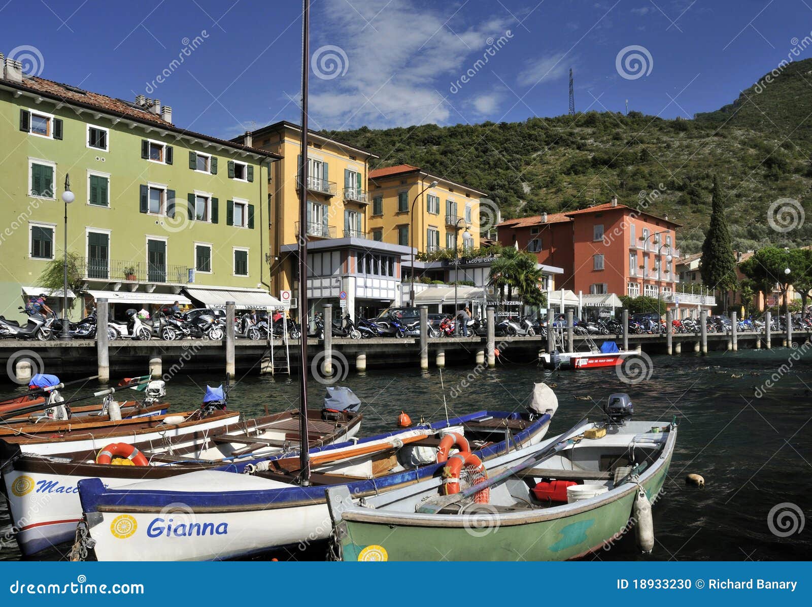 Torbole - Nago, Lago Di Garda Lago Benaco, Italy - June 19, 2016 ...