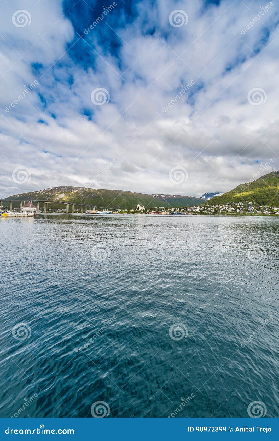 Port of Tromso, Norway stock image. Image of tromso, touristic - 90972399
