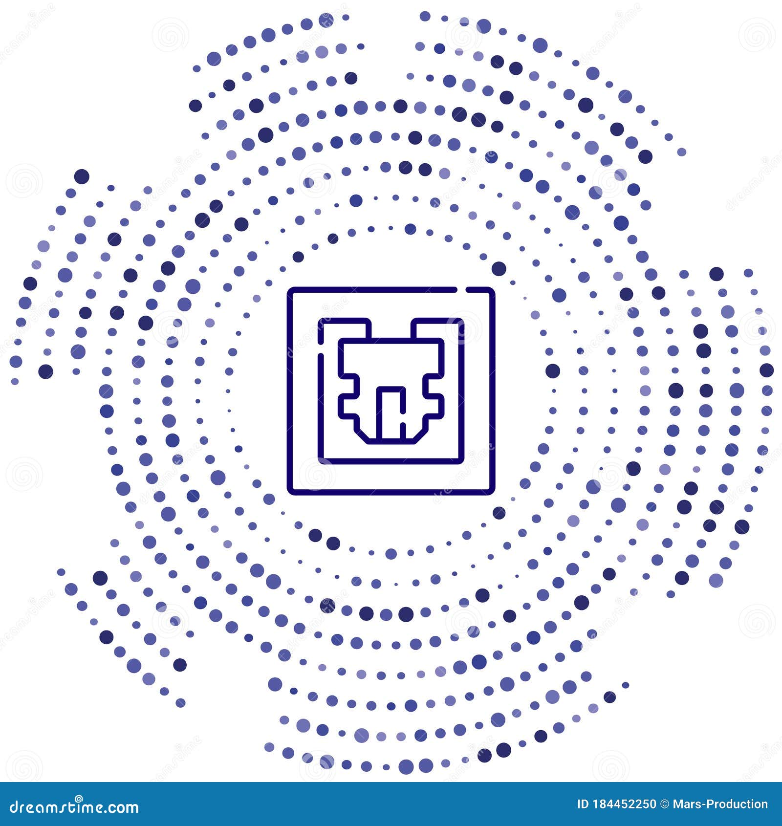 Port Vector Icon. Port Editable Stroke. Port Linear Symbol for Use on ...