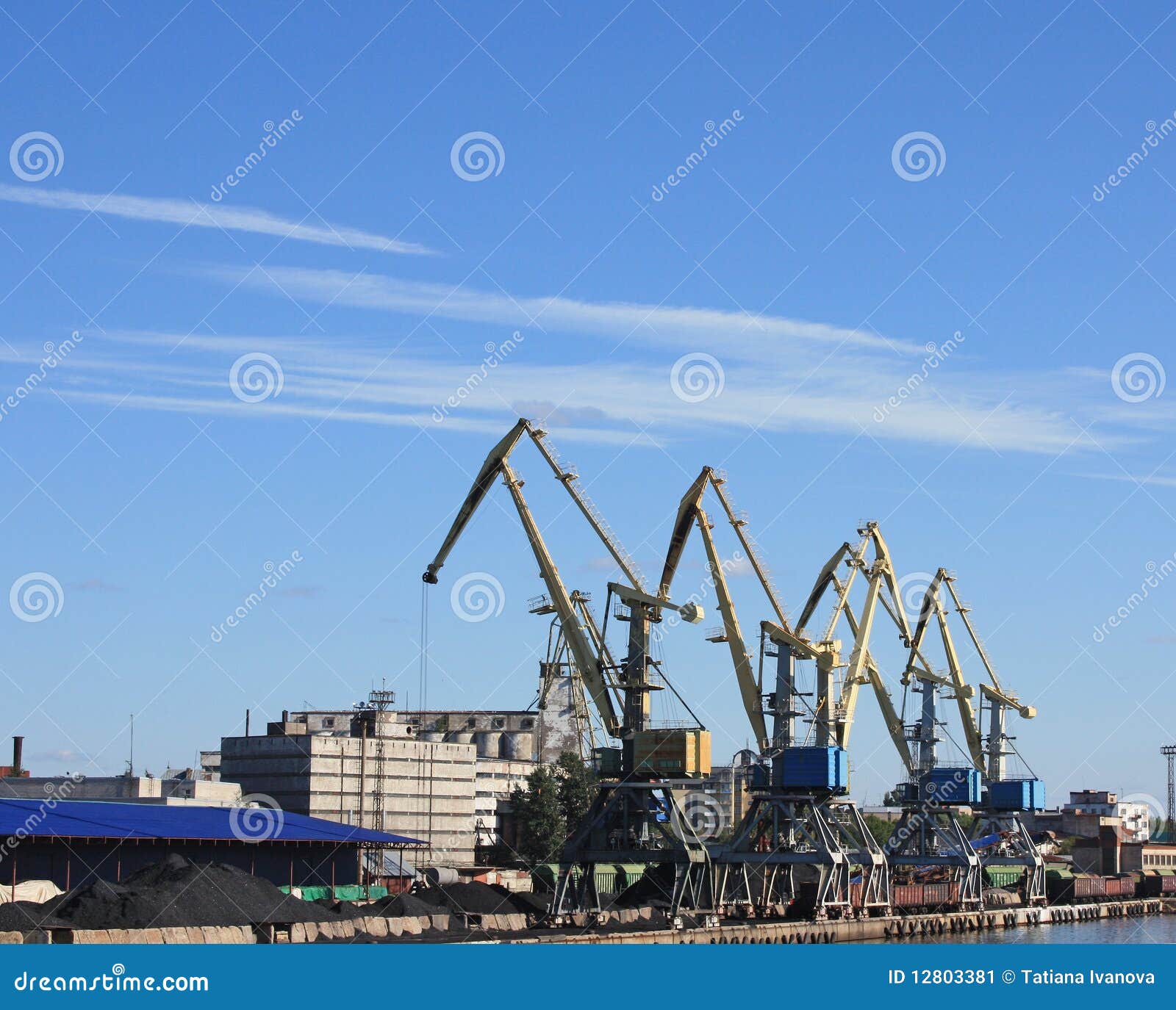 Port in Vyborg stock image. Image of pier, travel, repair - 12803381