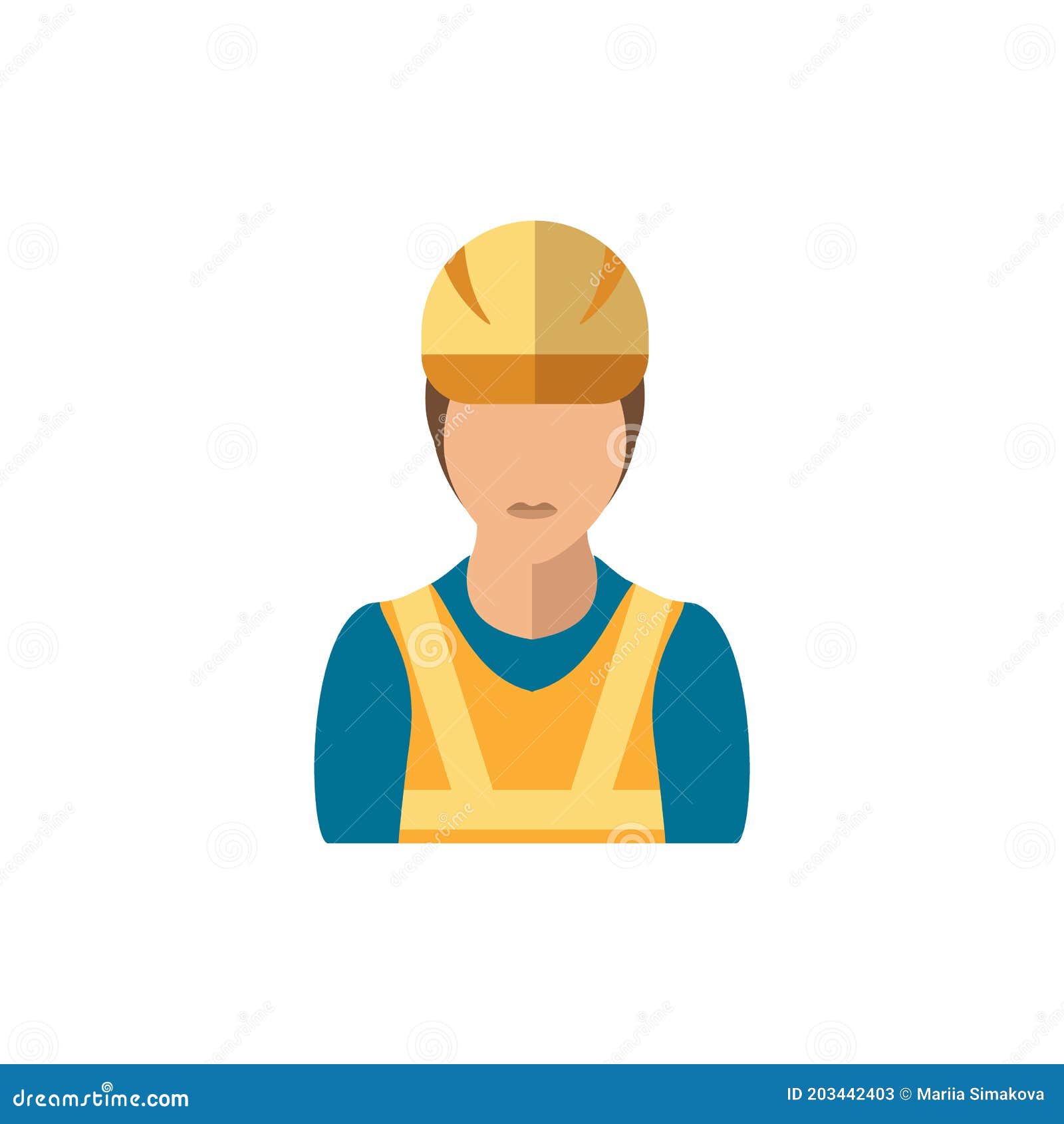 Port Worker Icon. Simple Element from Port Collection. Creative Port ...