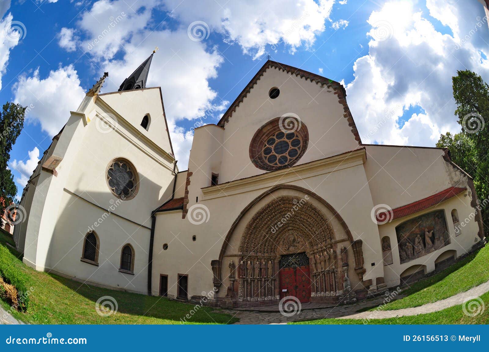 Porta Coeli cathedral stock image. Image of ancient, historic - 26156513