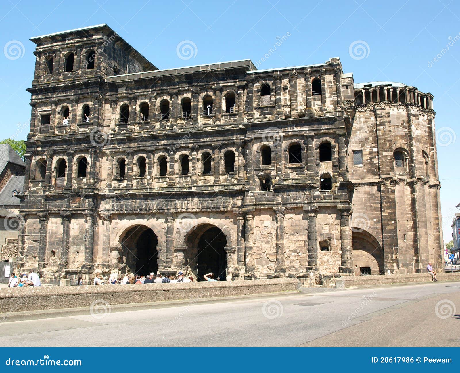 Porta Nigra stock photo. Image of european, architecture - 20617986