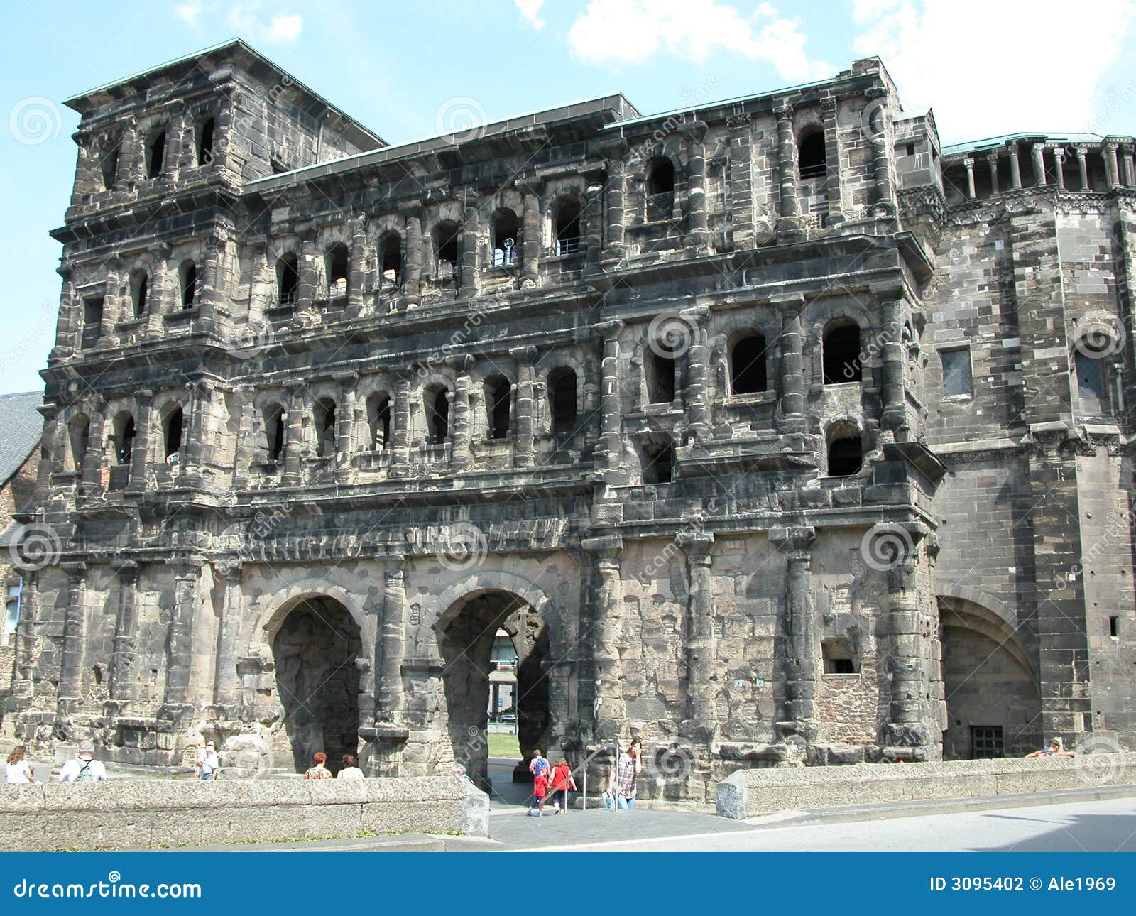 Porta Nigra Is The Symbol Of The City Of Trier. The Roman Empire ...