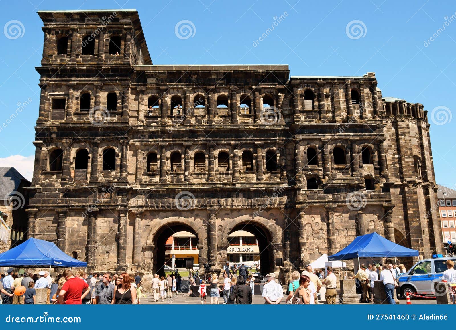 Porta Nigra in Trier editorial image. Image of landmark - 27541460