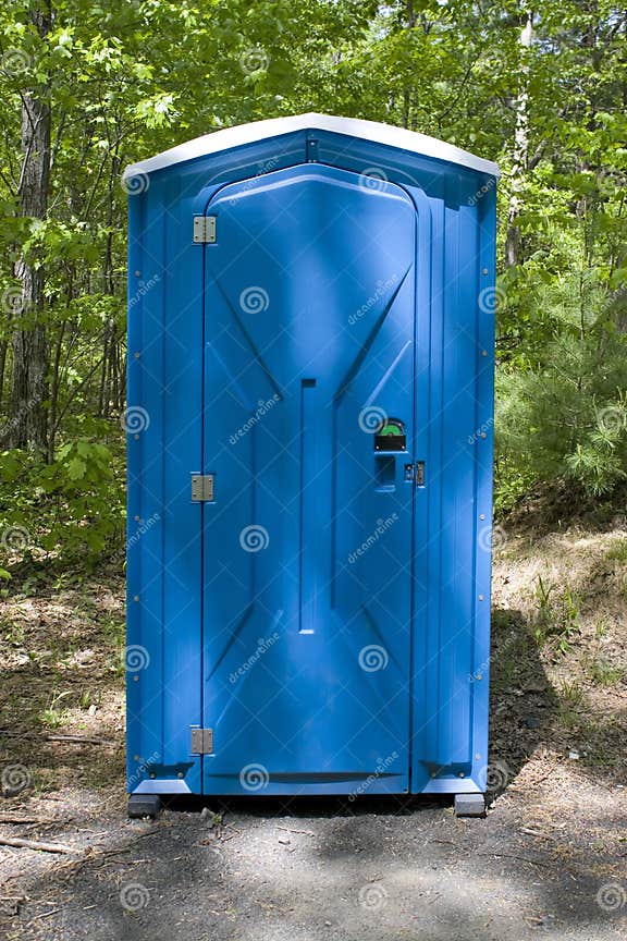 Porta Potty stock photo. Image of blue, restroom, gross - 5403400