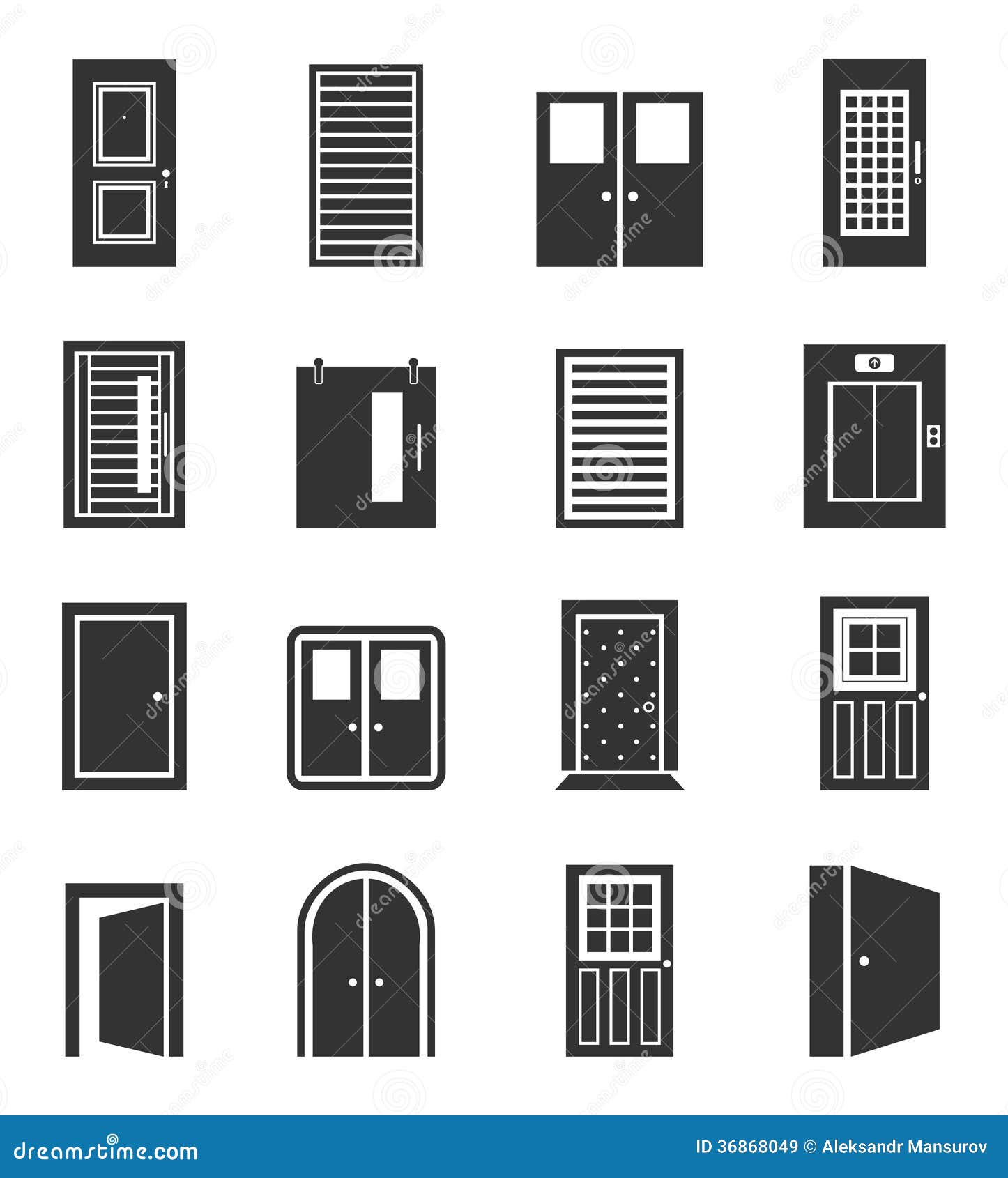 Porta un'icona illustrazione vettoriale. Illustrazione di disegno ...