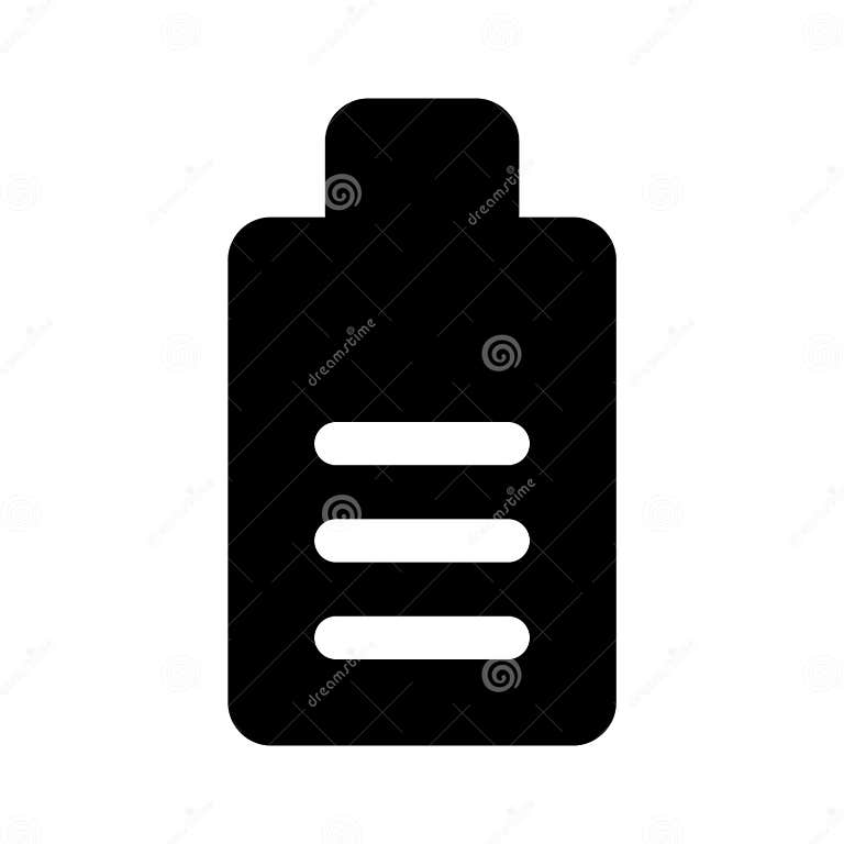 Portable Battery Storage, Battery Cell Icon Design Stock Illustration ...