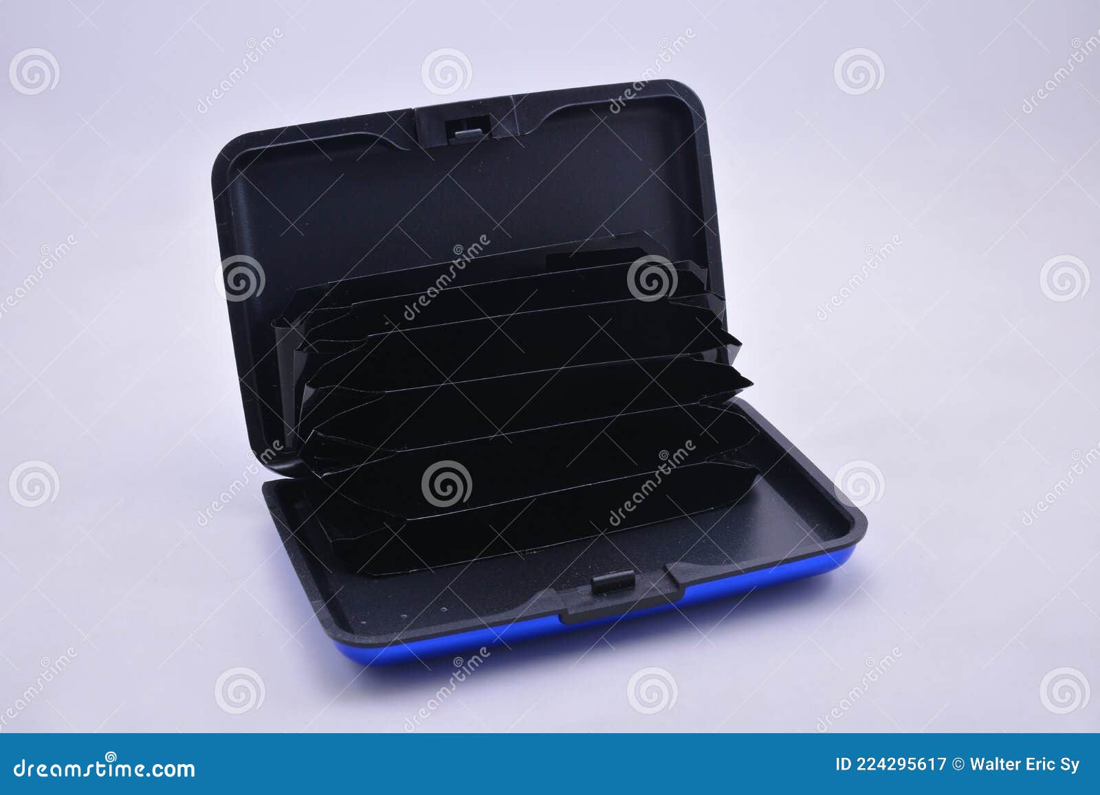 Portable Calling Card File Case with RFID Protection Stock Image ...