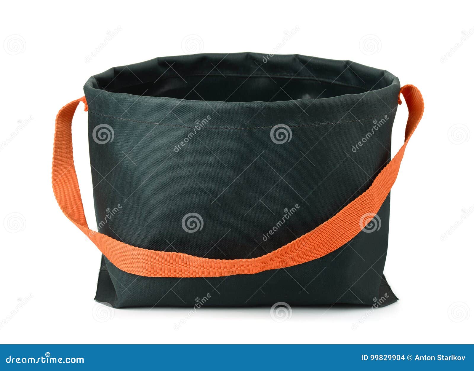 Portable Camping Foldable Bucket Stock Photo - Image of handy, isolated ...