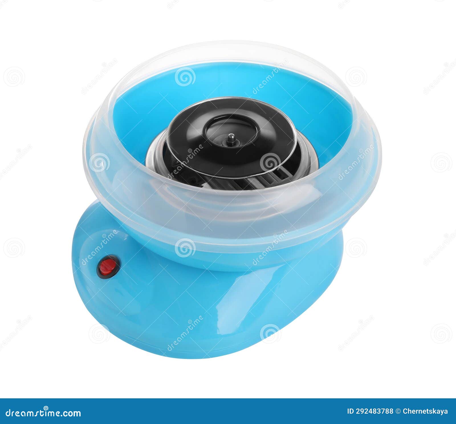 Portable Candy Cotton Machine Isolated on White Stock Photo - Image of ...