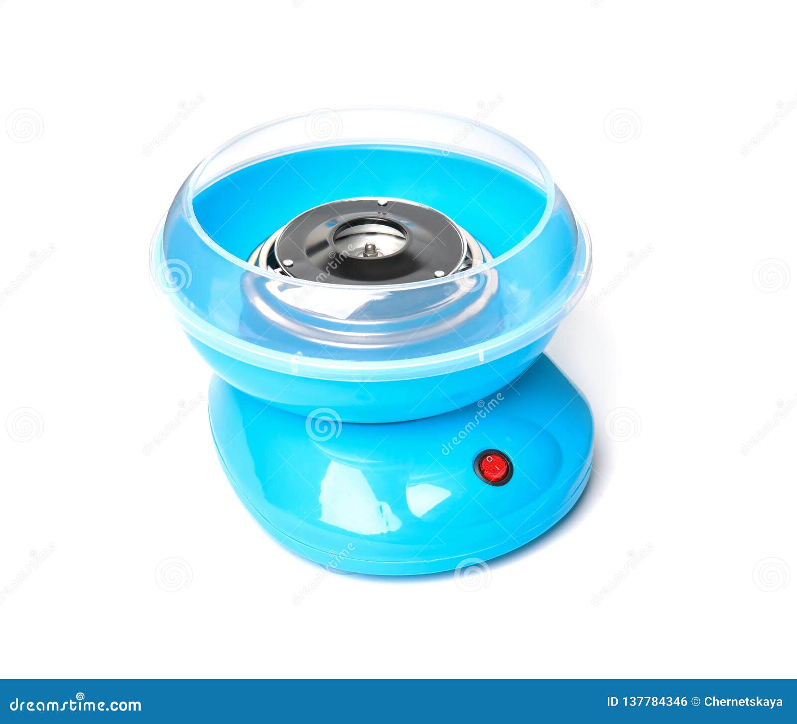 Portable Candy Cotton Machine on White Stock Photo - Image of ...