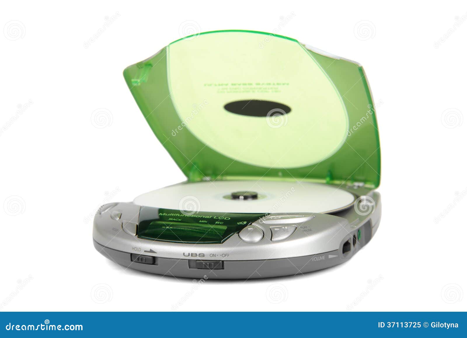 Portable CD player stock image. Image of digital, portable - 37113725
