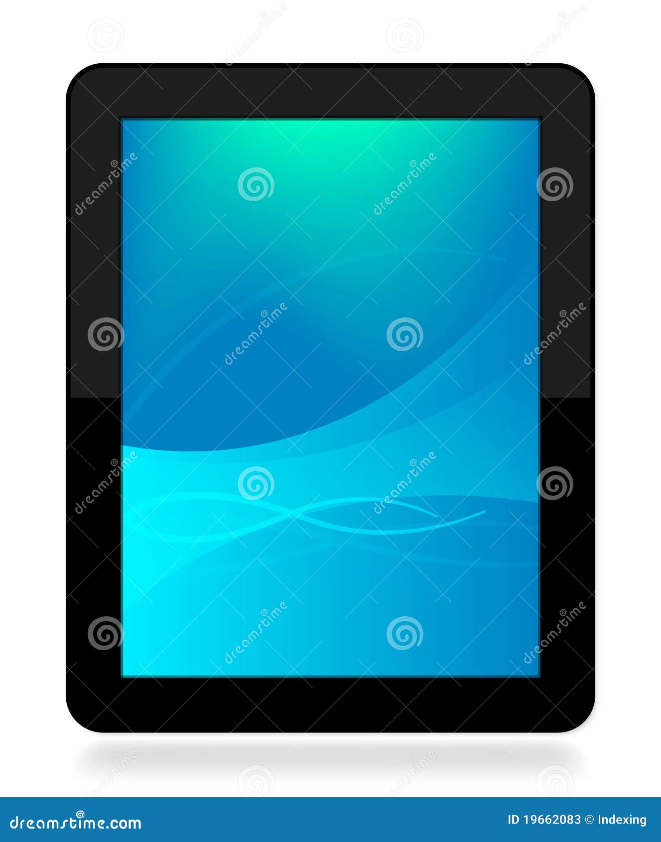 Portable Computer Tablet stock vector. Illustration of model - 19662083
