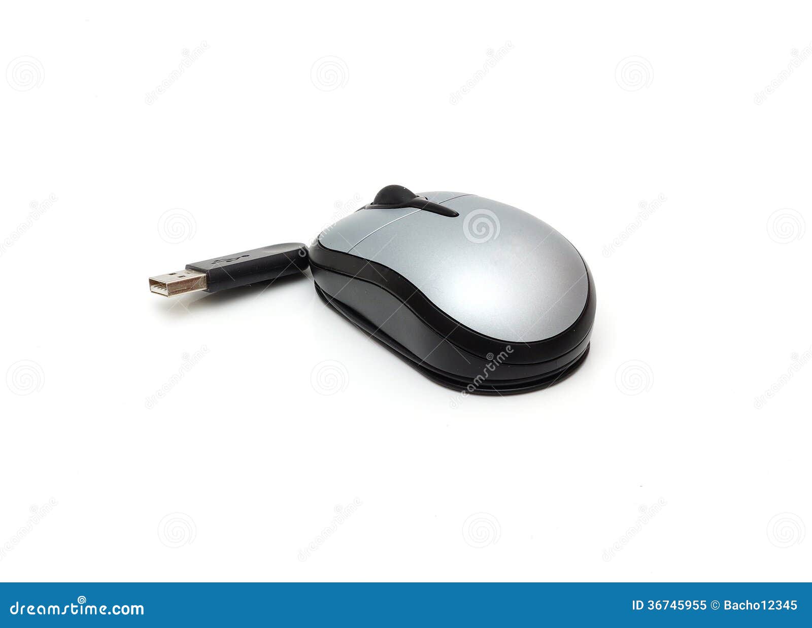 Portable Computer Usb Mouse Stock Image - Image of view, pointer: 36745955