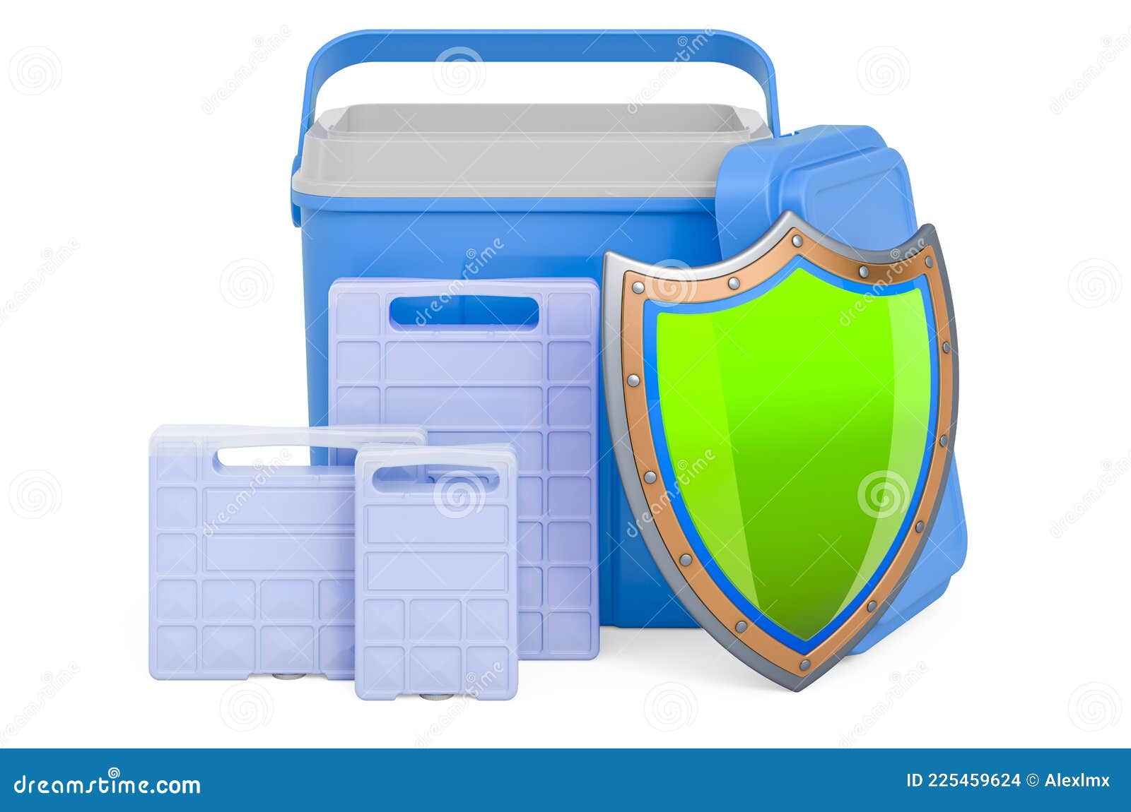 Cool Shield Badges USA Cartoon Character With A Cup Of Coffee ...