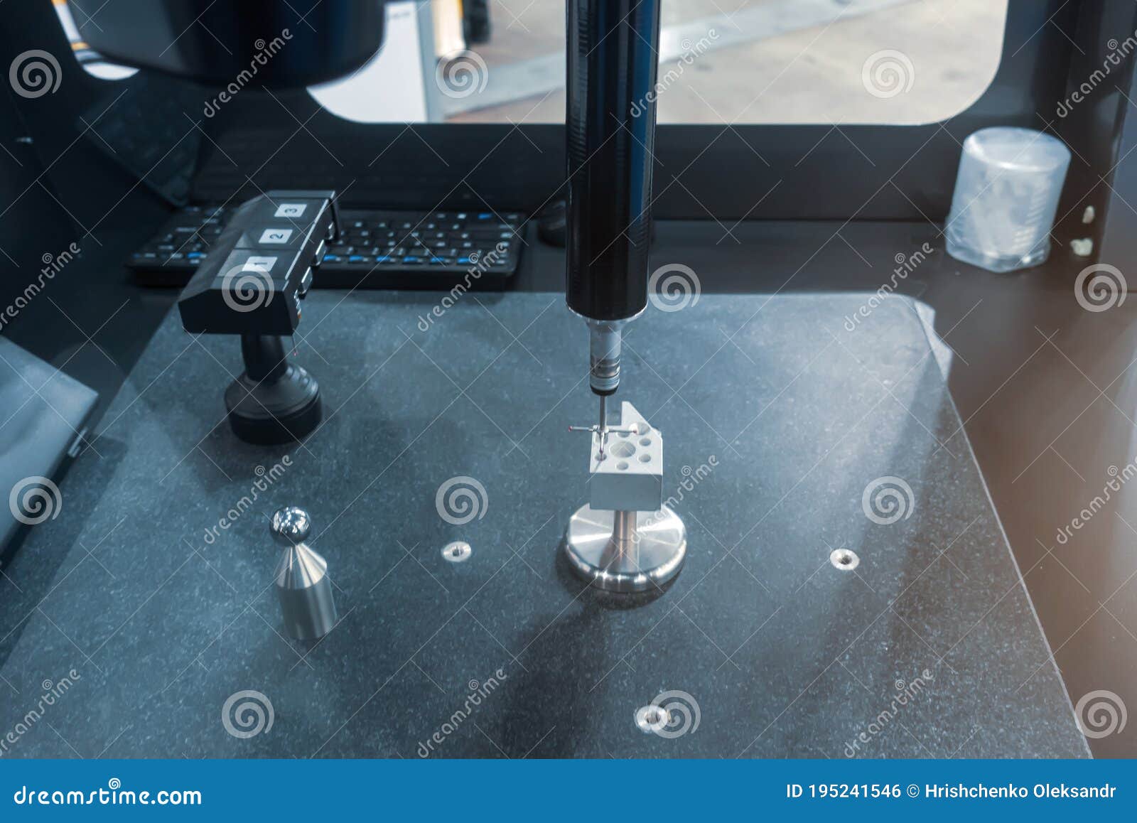 Portable Coordinate Measuring Machine 3D CNC Automatic Stock Photo ...
