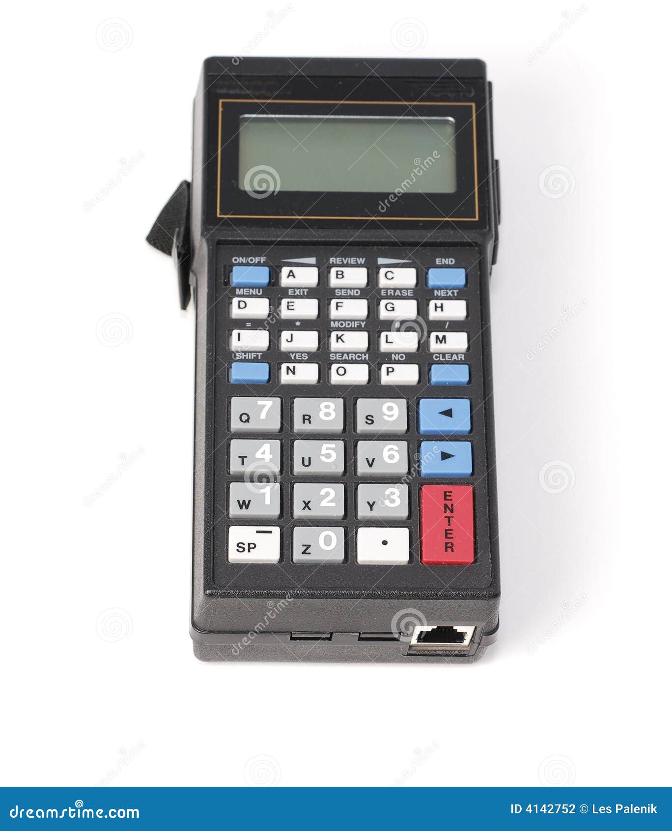Portable data collector stock photo. Image of interface - 4142752