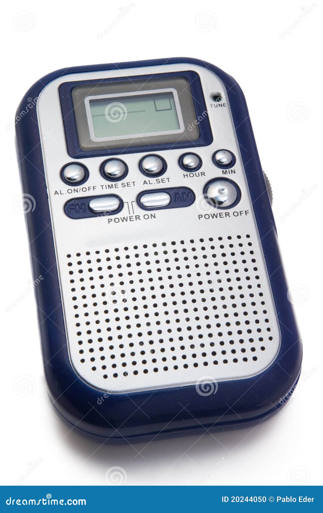 Portable digital radio stock photo. Image of band, button - 20244050