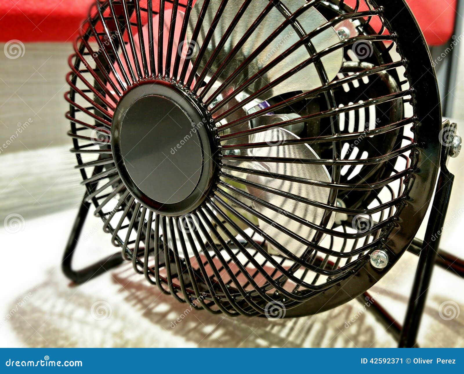 Portable electric fan stock image. Image of conditioner - 42592371
