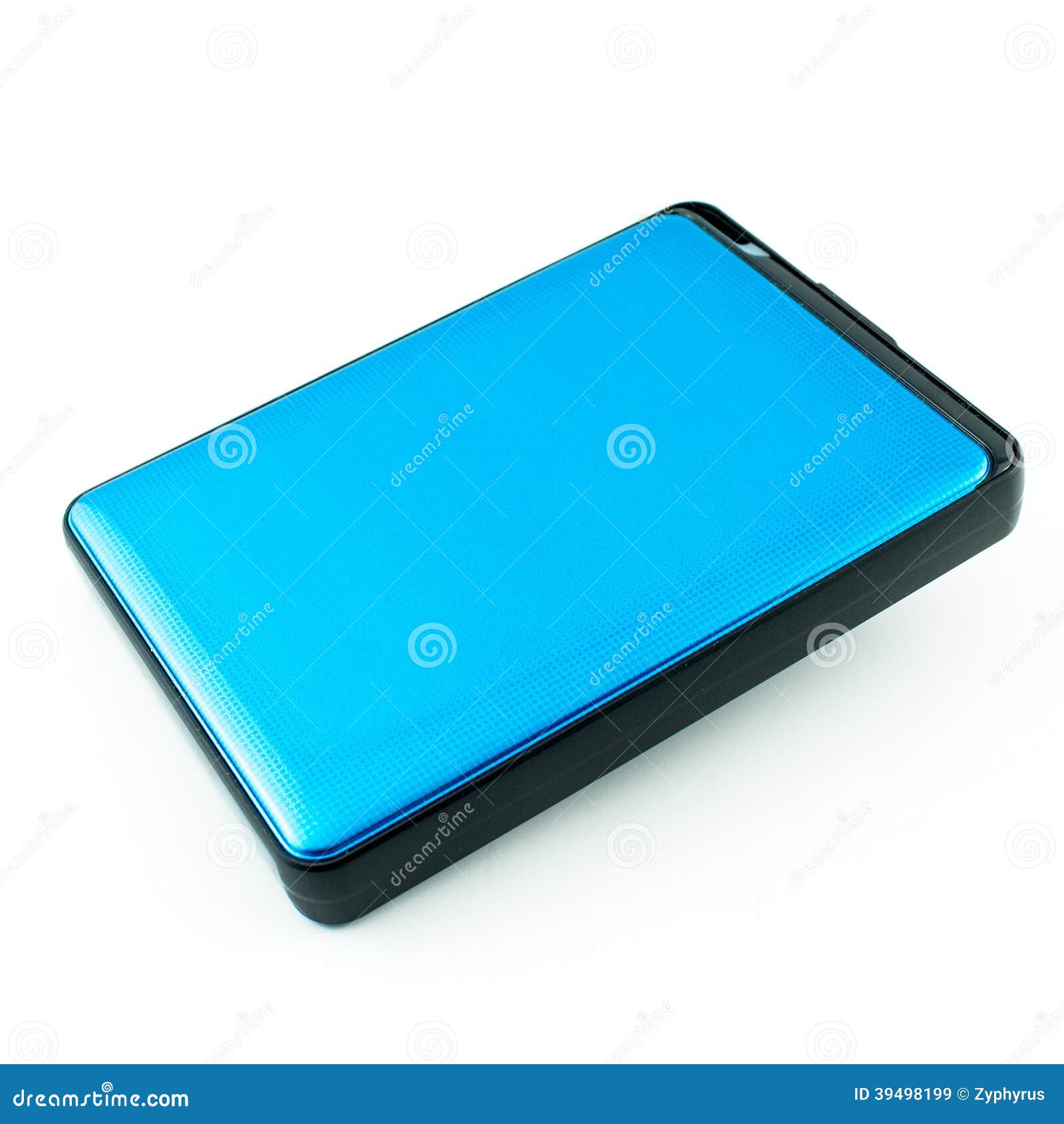 Portable External Hard Drive Disk Isolated Stock Image - Image of drive ...